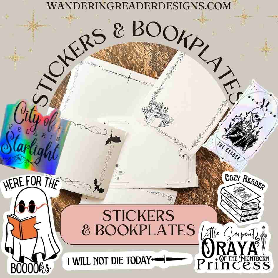 Bookish Stickers and Bookplates – Wandering Reader Designs